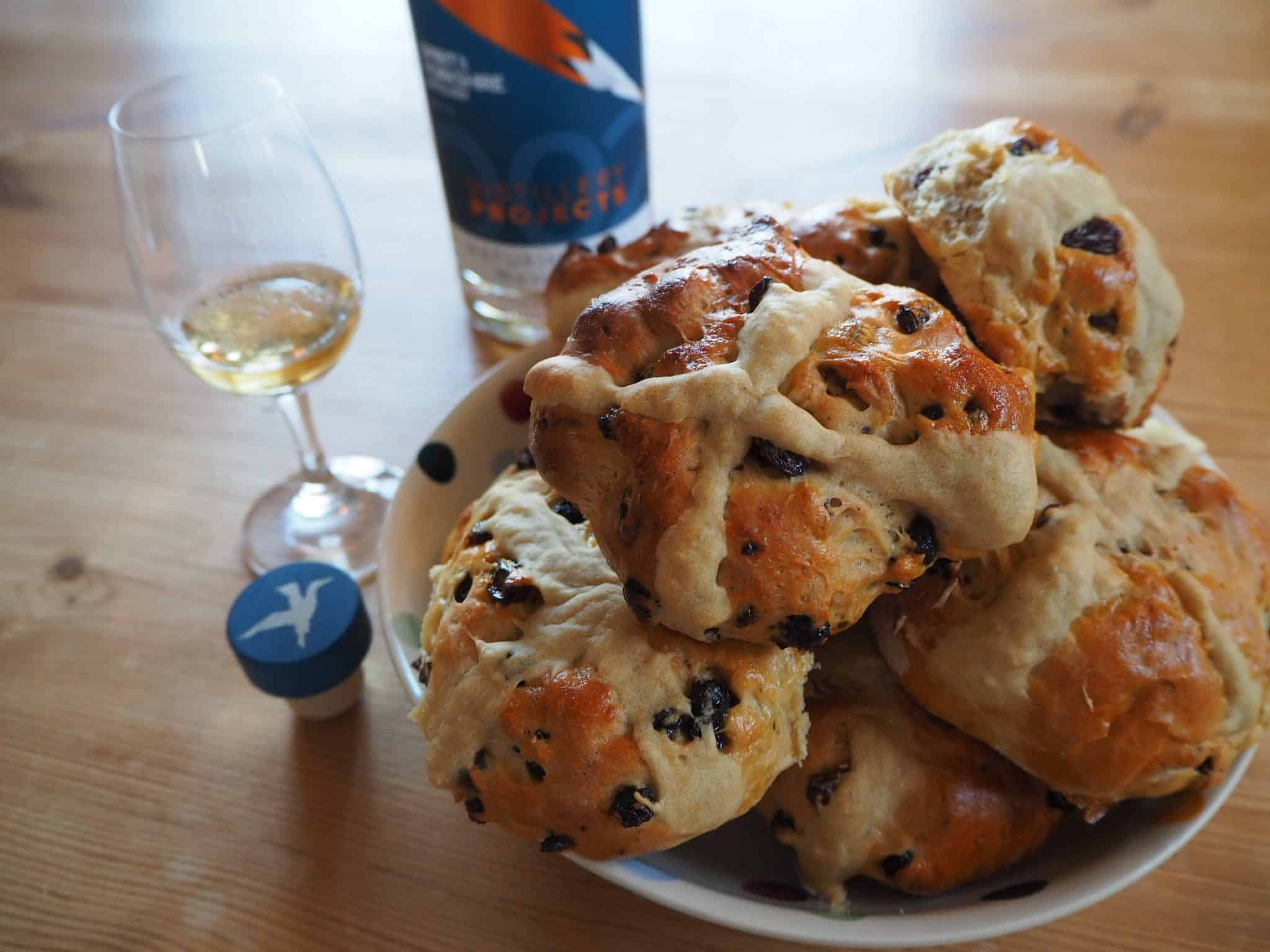 Enjoying: Locally-sourced Hot Cross Buns with DP002 - Spirit Of Yorkshire